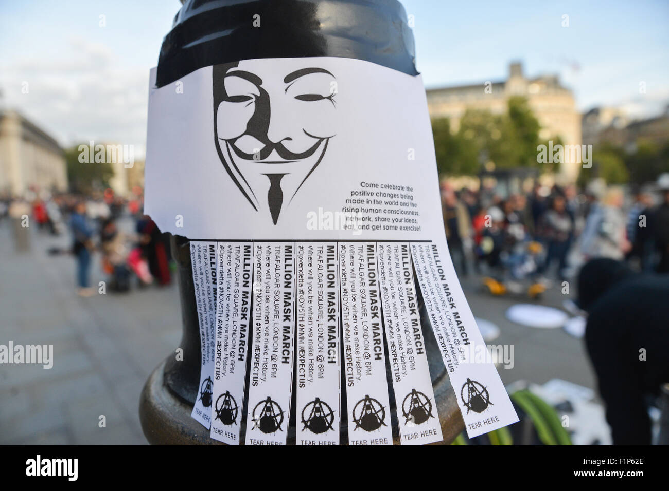 Tents for the homeless demonstration Trafalgar Square London 2015 Stock ...