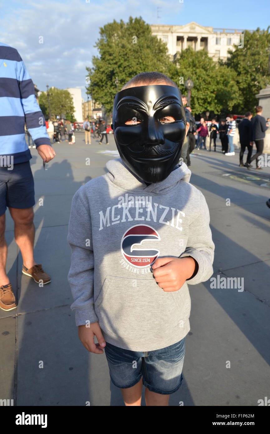 Tents for the homeless demonstration Trafalgar Square London 2015 Stock ...