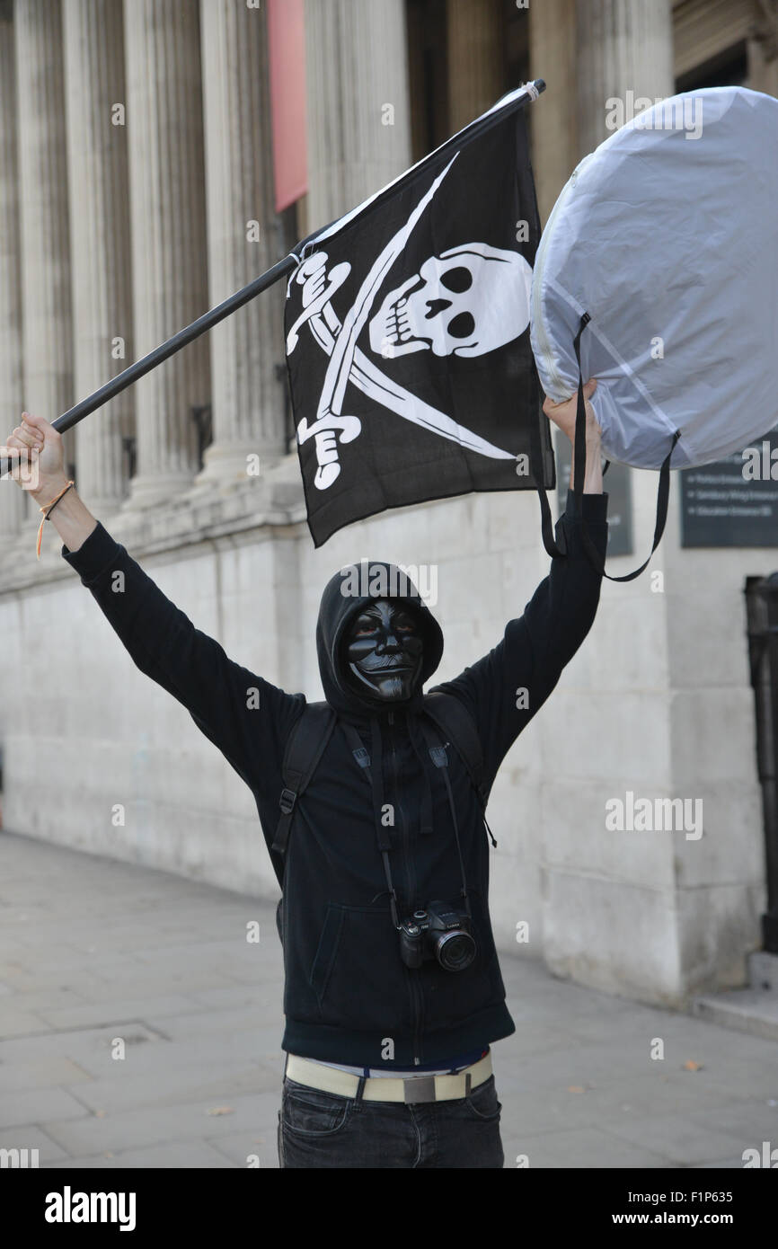 Tents for the homeless demonstration Trafalgar Square London 2015 Stock ...
