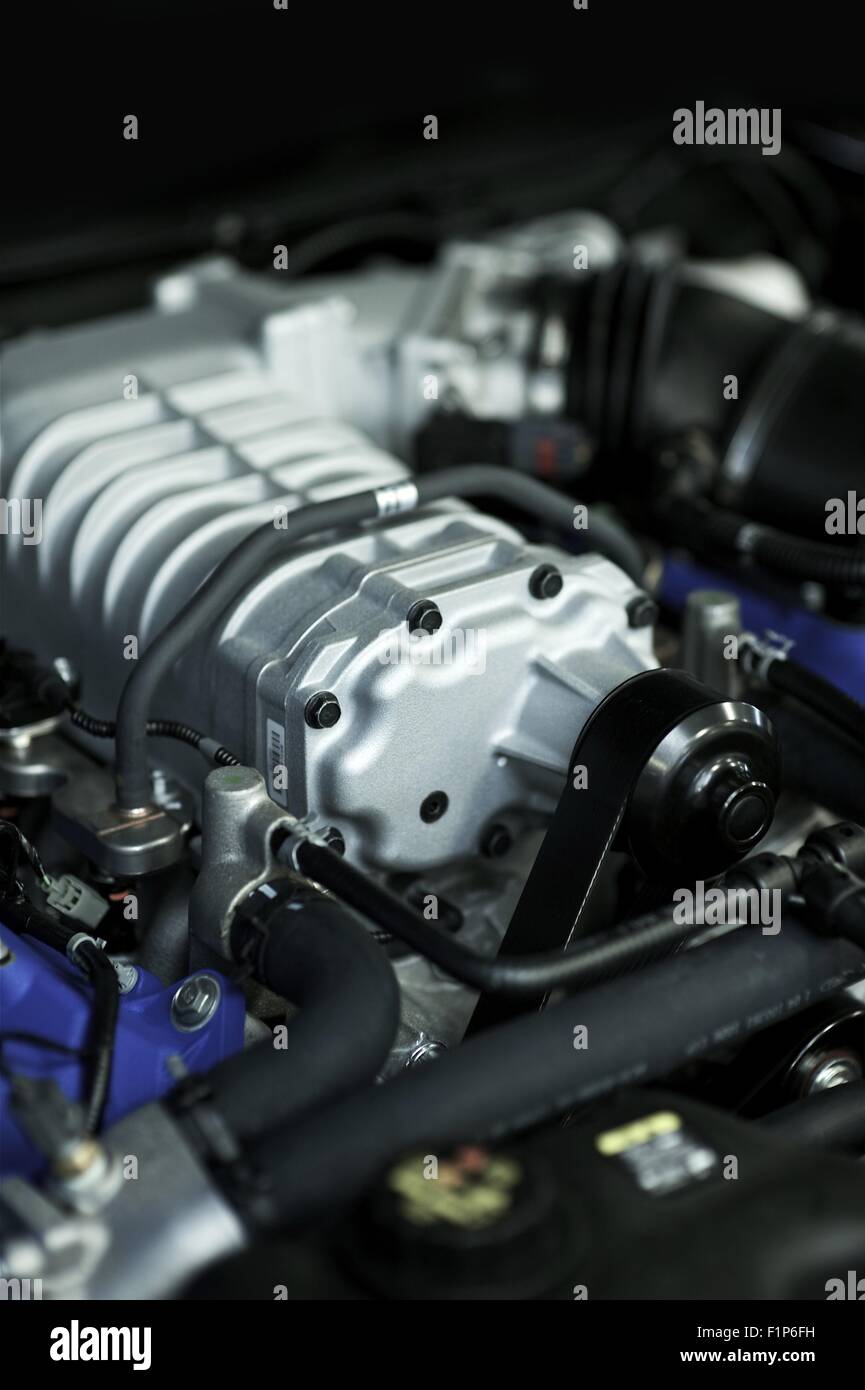 High Performance Vehicle Engine. This Powerplant Generates More Than ...