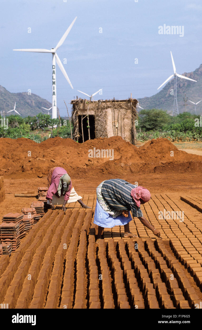 INDIA Tamil Nadu, Kanyakumari, Cape Comorin, Muppandal, women form ...
