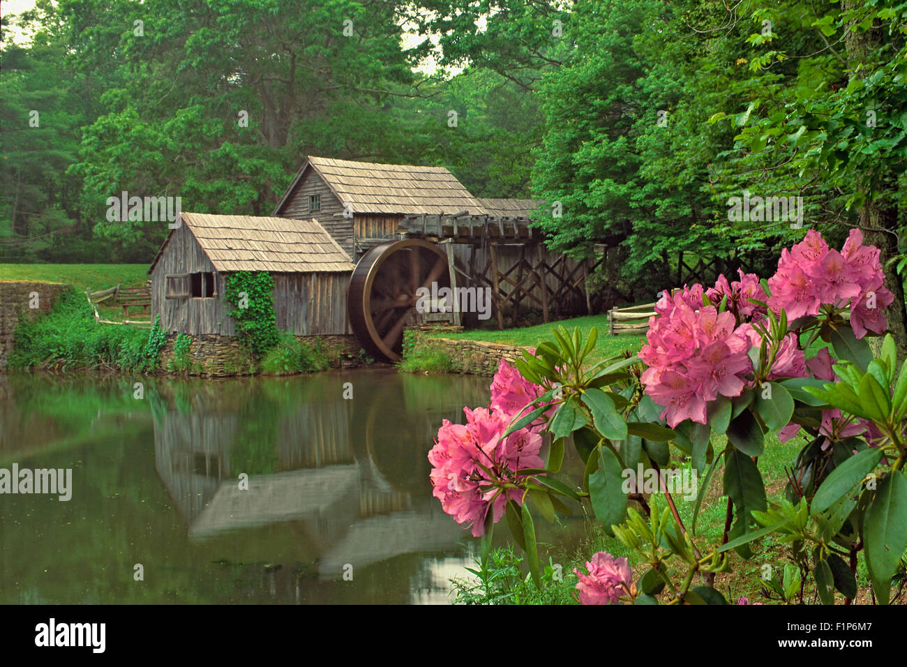 Mabry Mill, Blue Ridge Parkway, Virginia, USA Stock Photo - Alamy