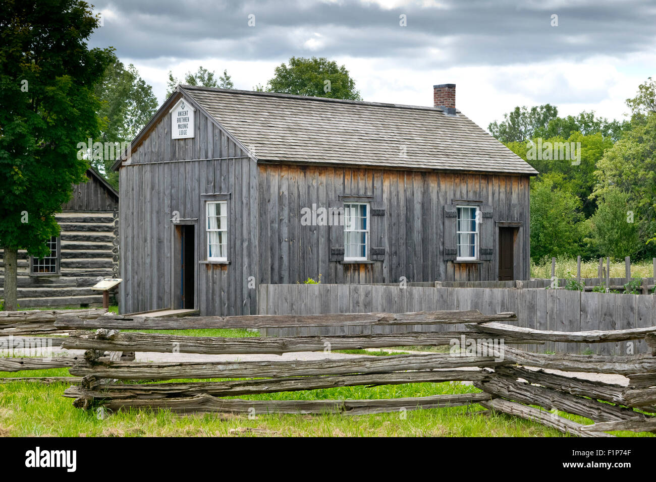 Historical building at Upper Canada Village Stock Photo - Alamy