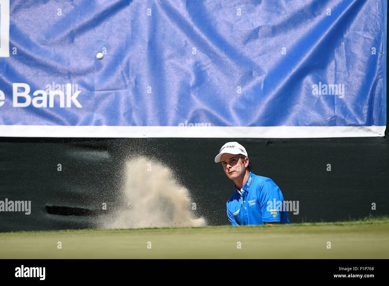 Norton, Massachusetts, USA. 5th Sep, 2015. Kevin Streelman hits his ...