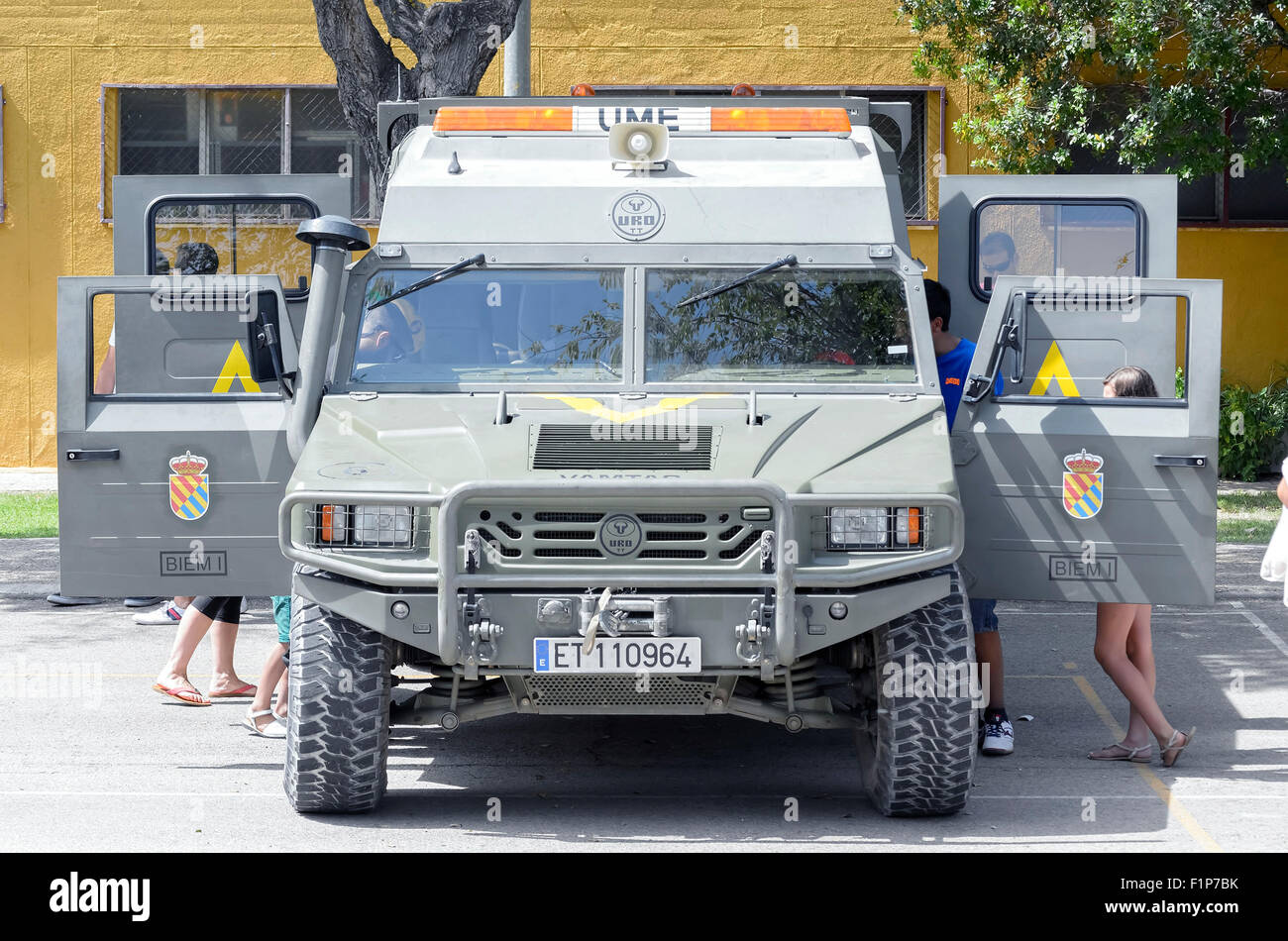 URO VAMTAC, -High Mobility Tactical Vehicle- of spanish army, during a ...