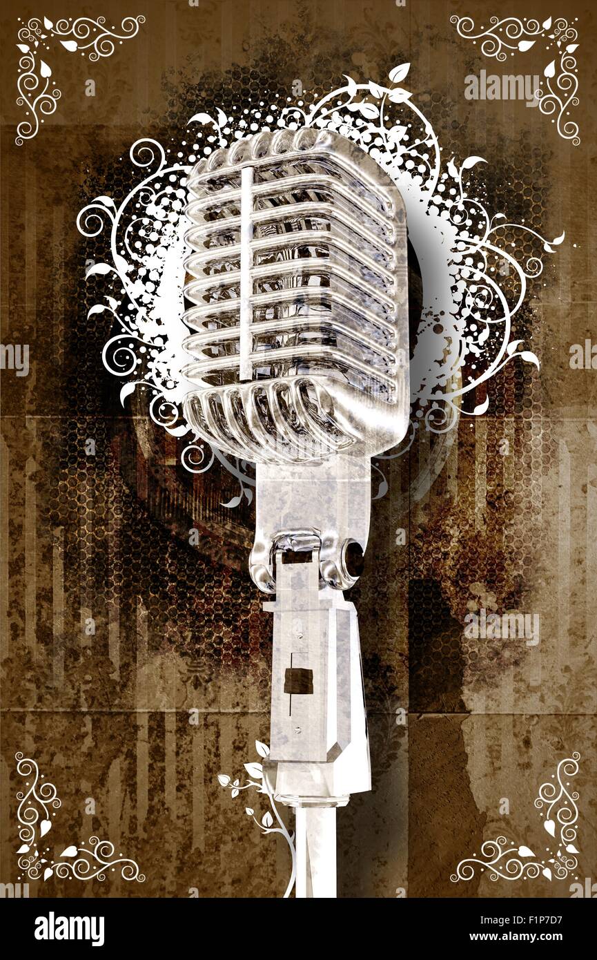 Cool Microphone Background