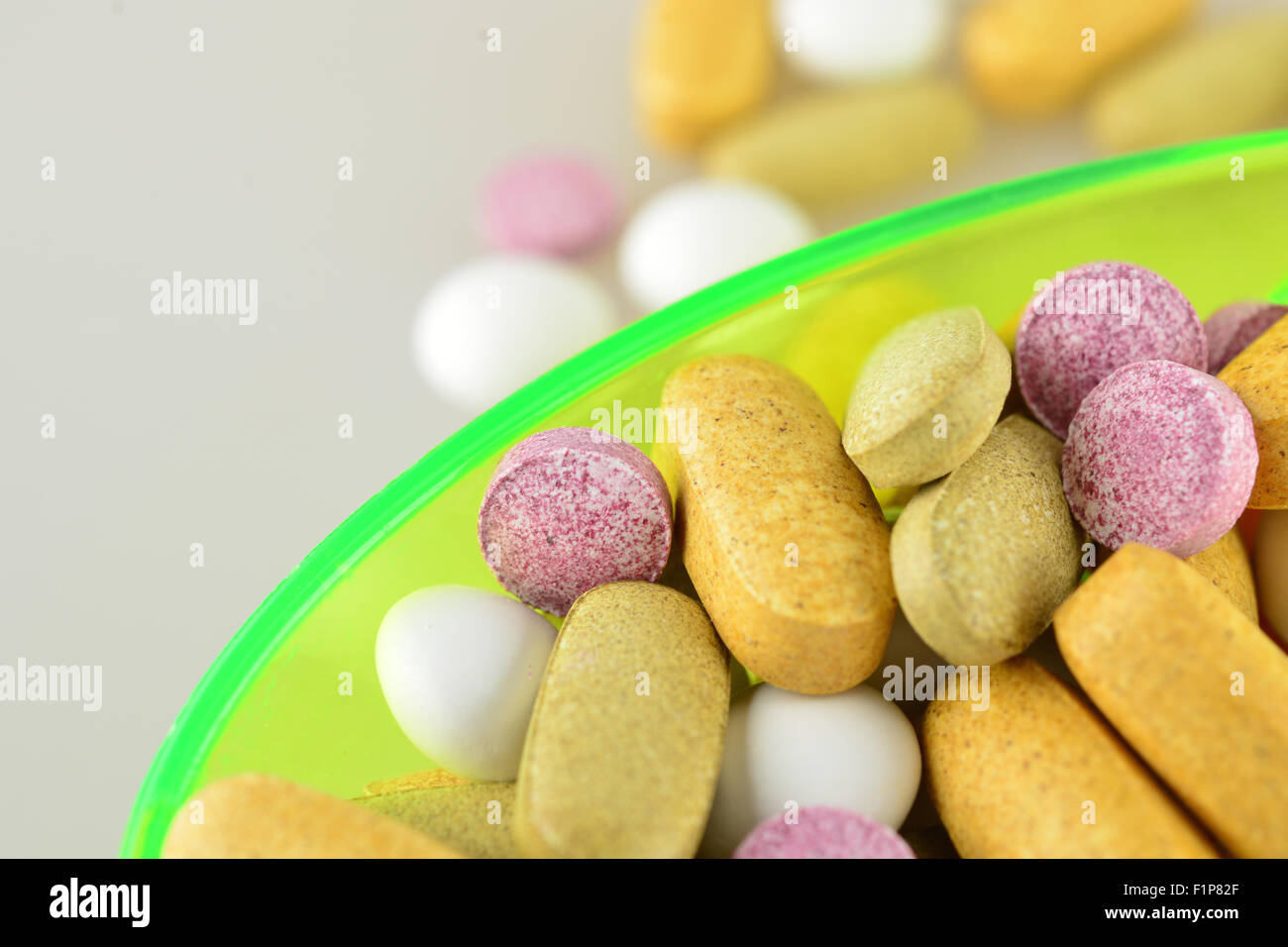 Colourful pills and tablets - medicaments Stock Photo - Alamy