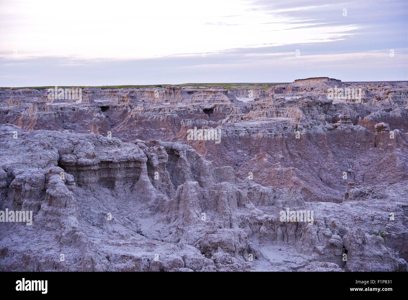 Raw Badlands Landscape - Badlands National Park, USA. U.S. National ...