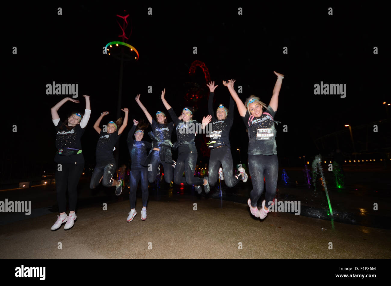 Color Run Night. For the first time in the UK the 'Color Run' took ...