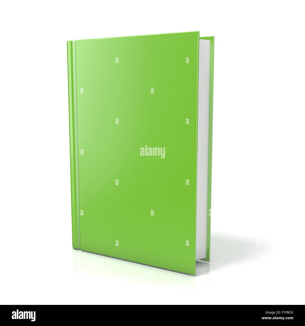 Green book. 3D render illustration isolated on white background Stock ...