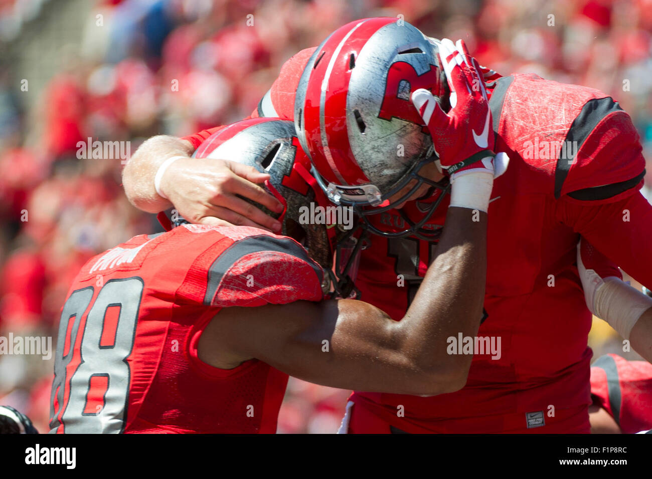 Rutgers scarlet knights wide receiver andre patton 88 hi-res stock ...