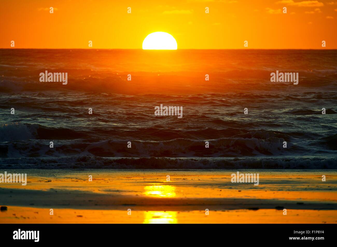 Pacific Sunset - Pacific Ocean Sunset. Nature Photo Collection Stock ...