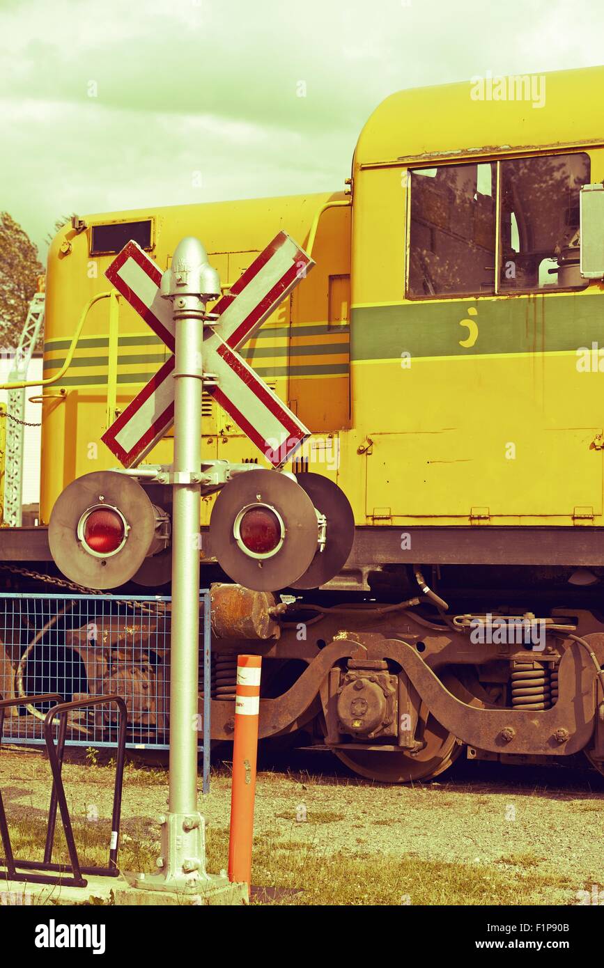 Cross rail train hi-res stock photography and images - Alamy