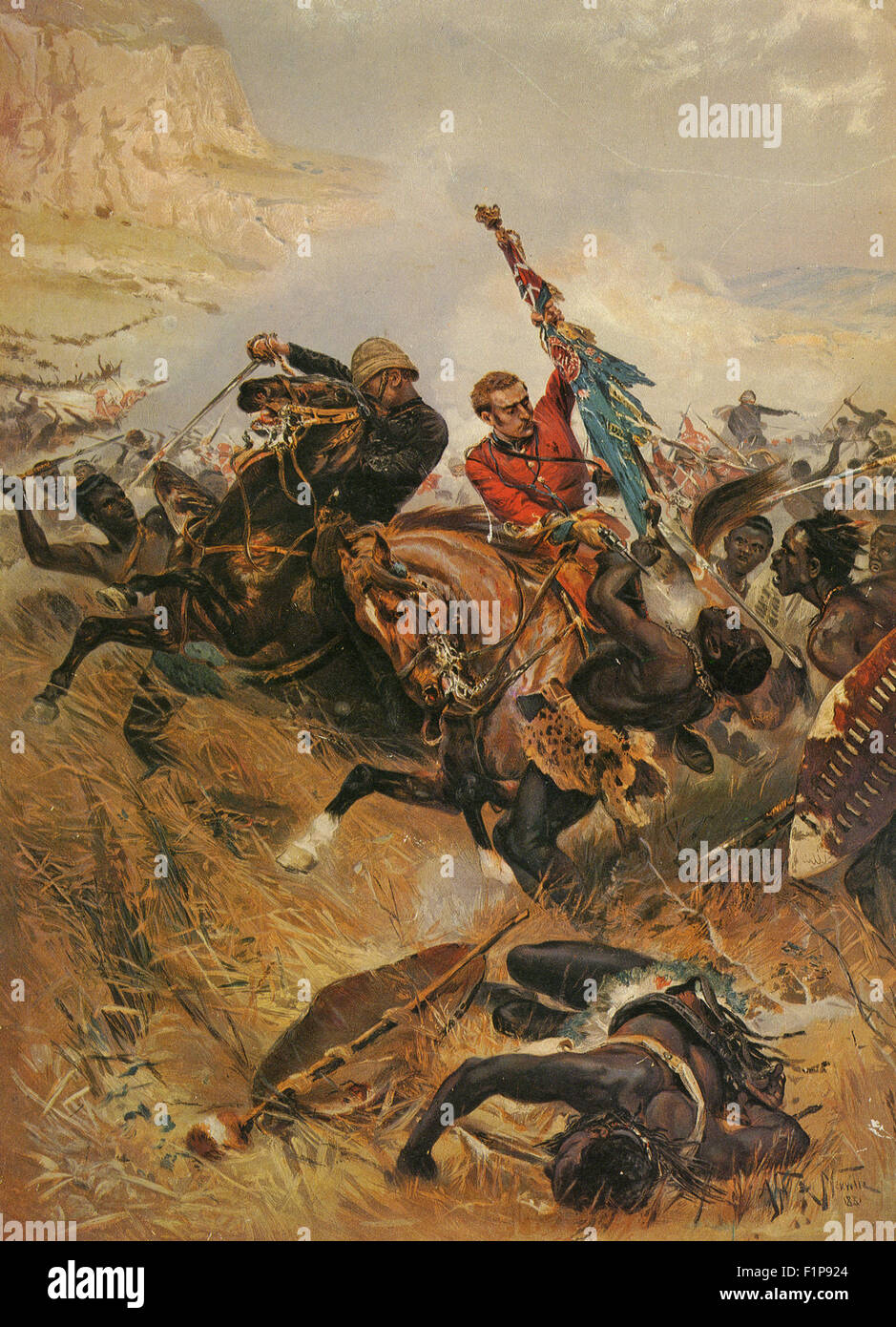 BATTLE OF ISANDLWANA 22 January 1879. Lieutenant Teighnmouth Melville ...