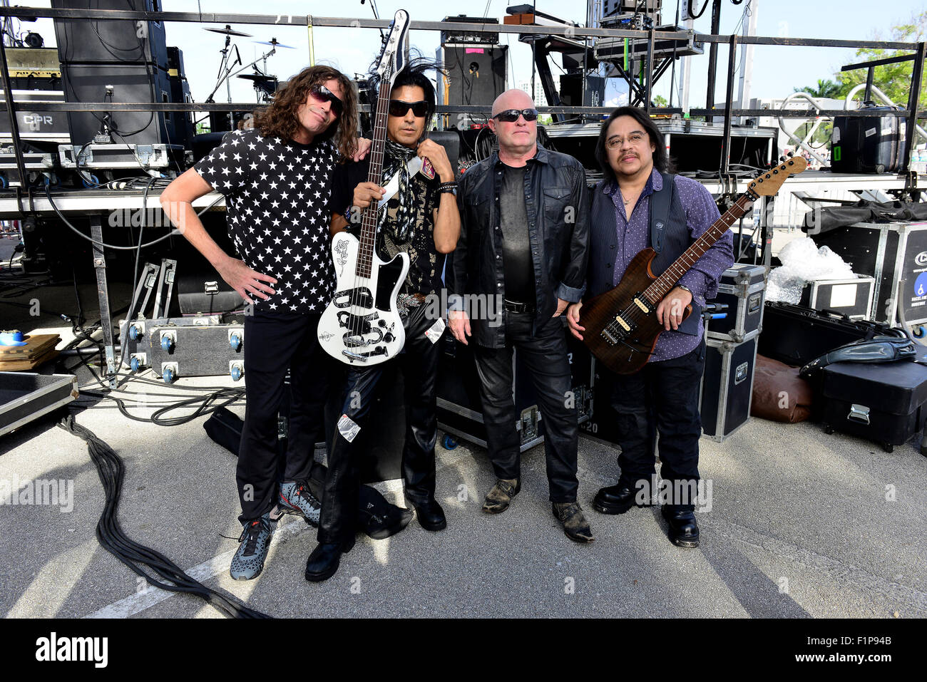 A Flock of Seagulls perform live during the City Of Sunrise Florida 4th ...