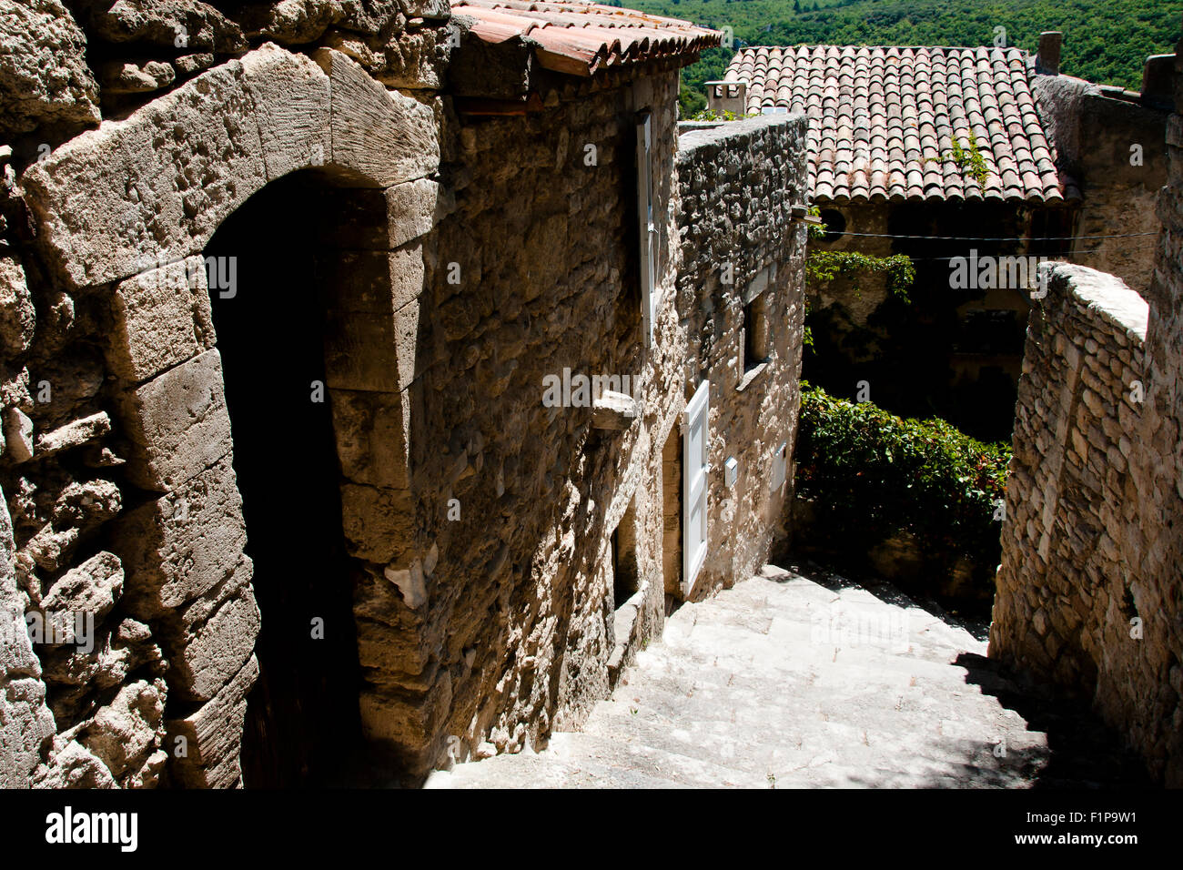 Bonnieux - France Stock Photo - Alamy