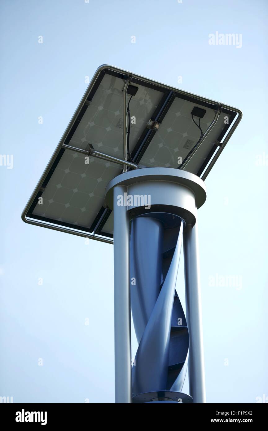 Wind and Solar Energy Generator. Small Natural Resources Energy ...