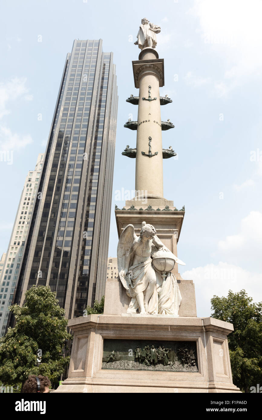 Statue of Cristopher Columbus in New York city,USA Stock Photo - Alamy