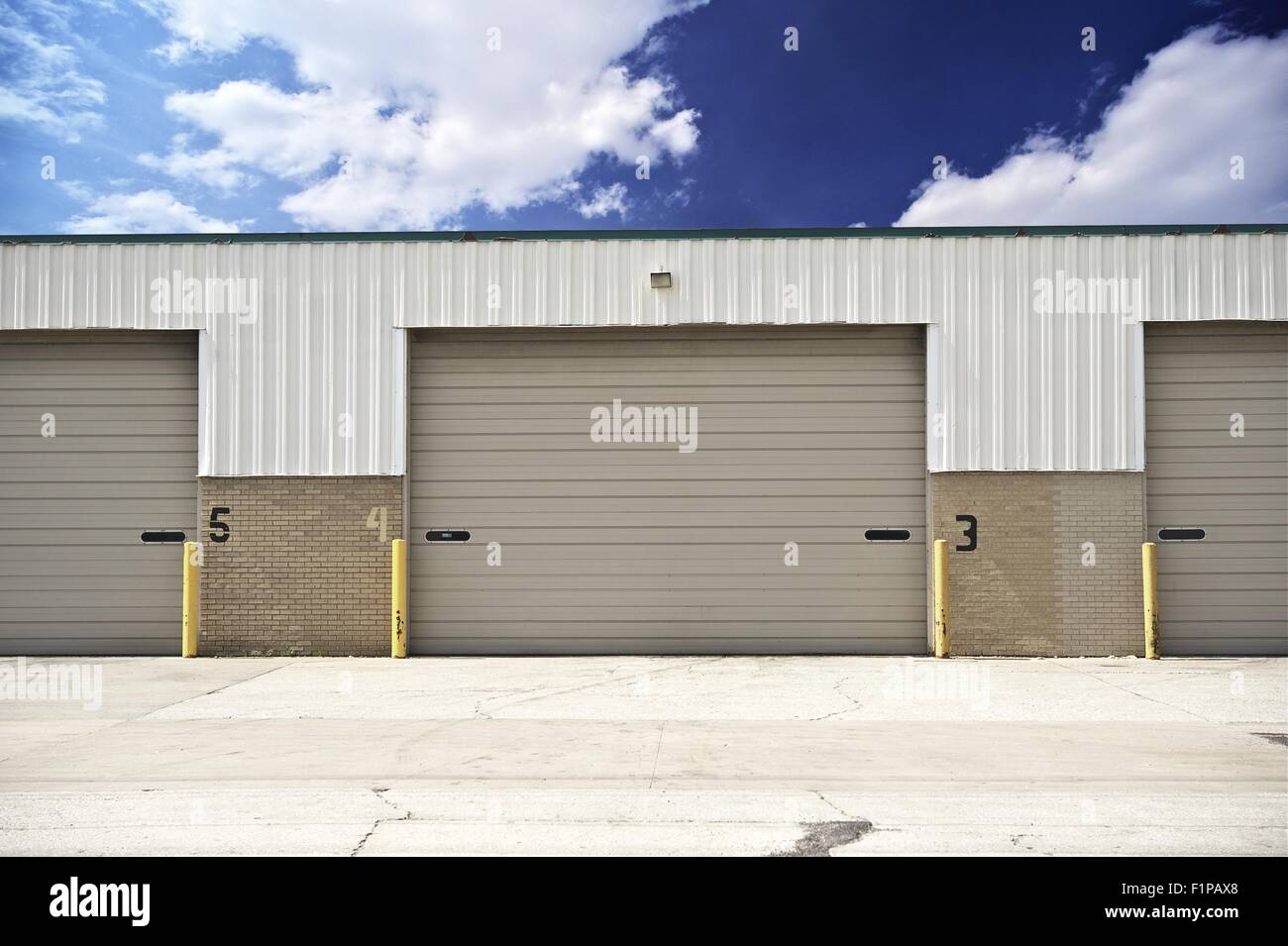 Warehouse Entrance Gate. Logistics, Transportation, Storage and ...