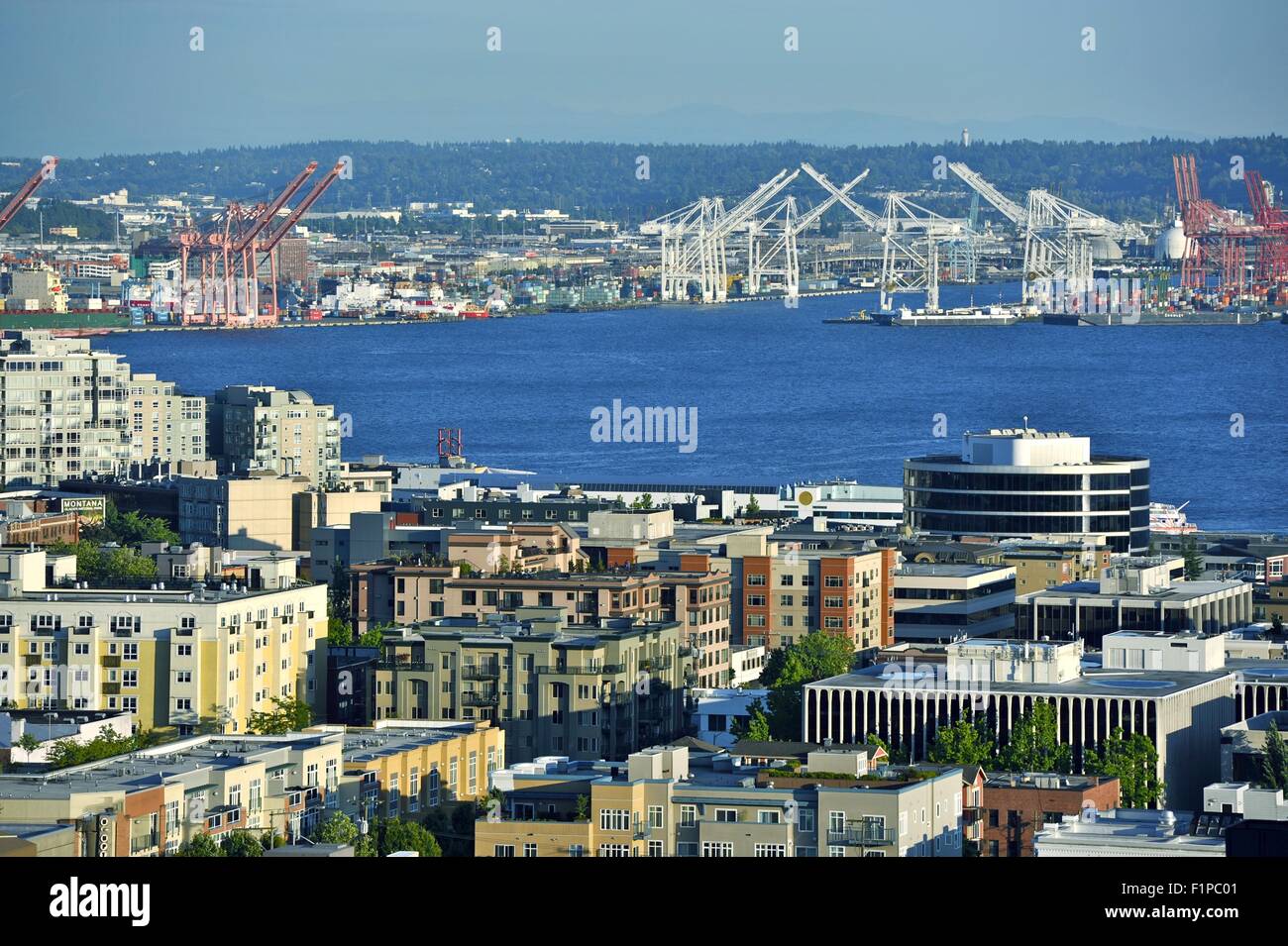 Seattle Harbor - Seattle Panorama. Washington State Photography ...