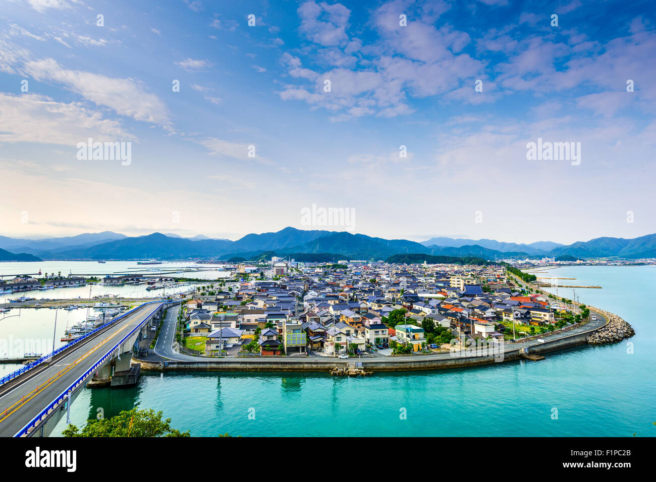 Senzaki, Nagato, Yamaguchi Japan town view Stock Photo - Alamy