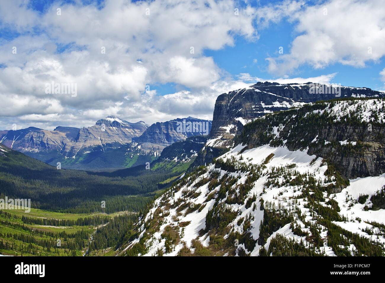 Montana, USA - Glacier National Park Landscape. Scenic Montana Photography Collection Stock ...