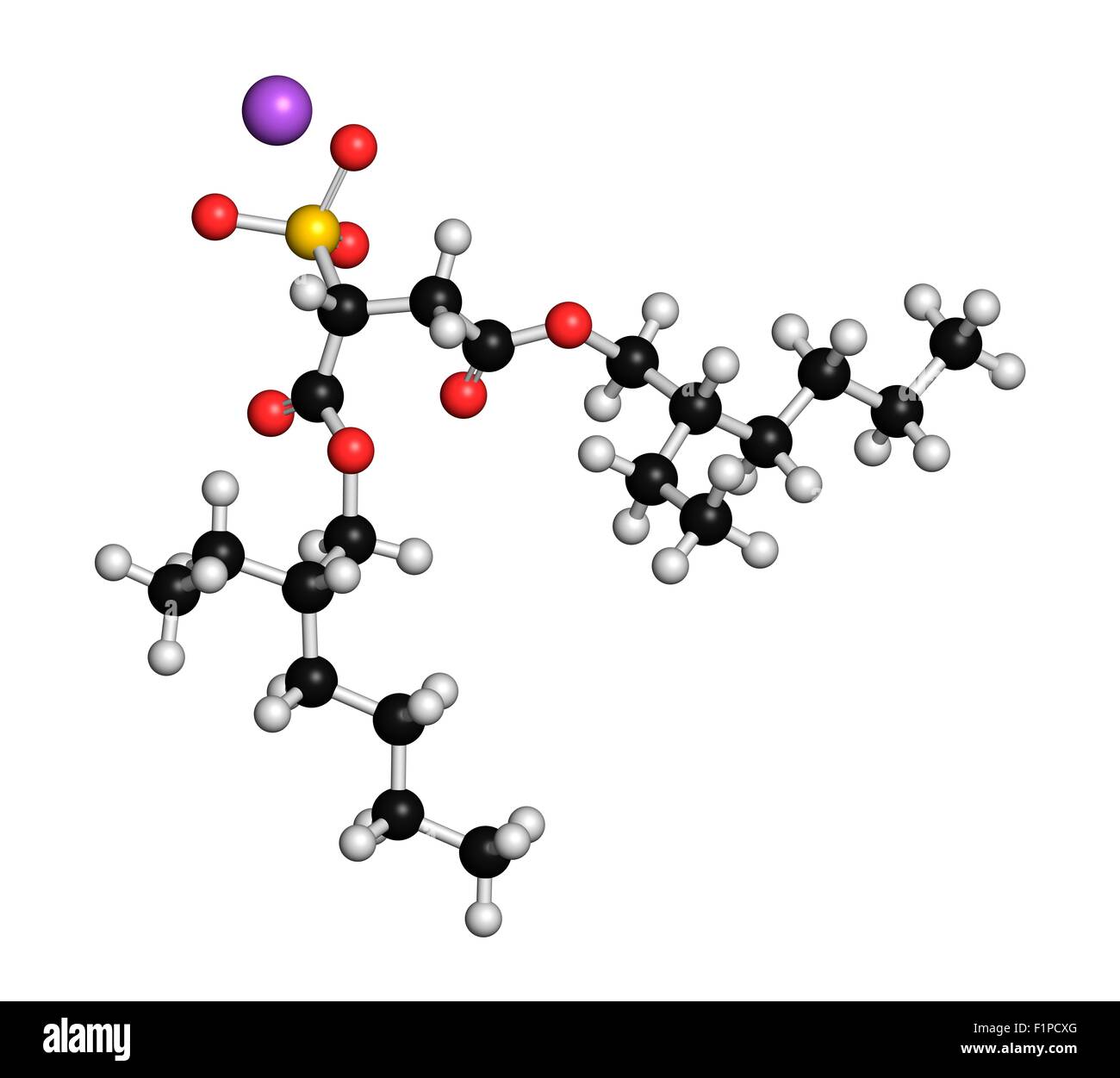 Docusate sodium (dioctyl sodium sulfosuccinate) stool softener drug ...
