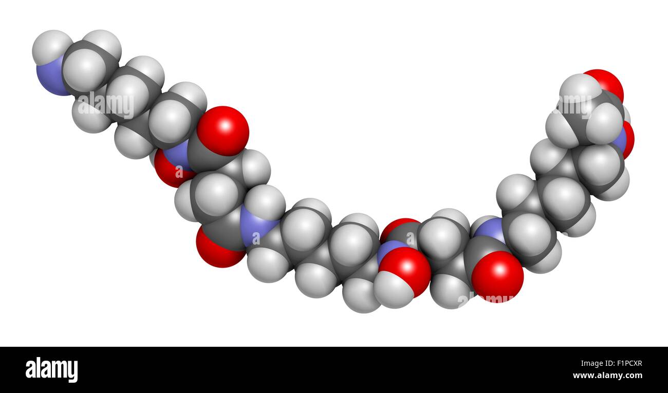 Deferoxamine drug molecule Used to treat iron poisoning ...