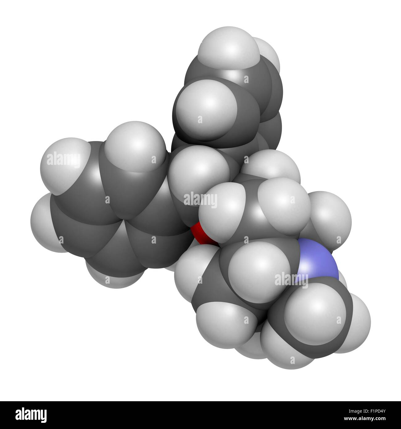 Benzatropine (benztropine) anticholinergic drug molecule Used in ...