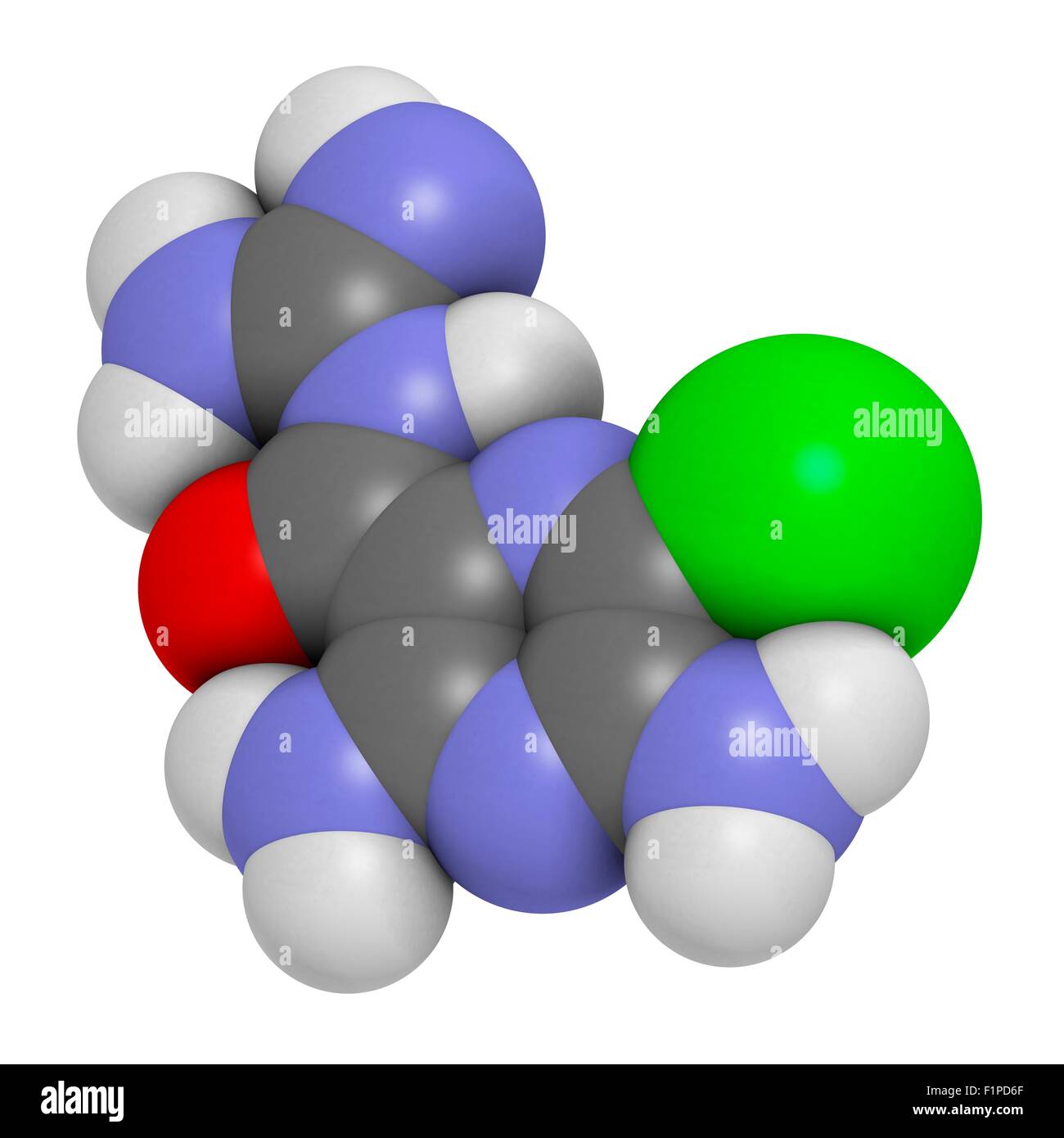Amiloride diuretic drug molecule Used in treatment of hypertension and ...