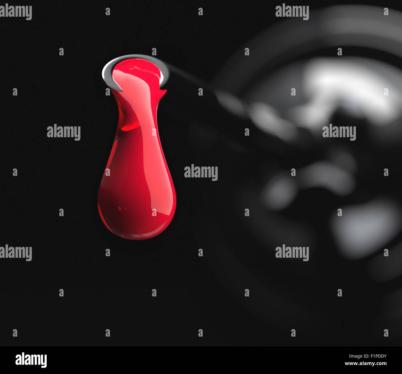 Blood Drip Black Background