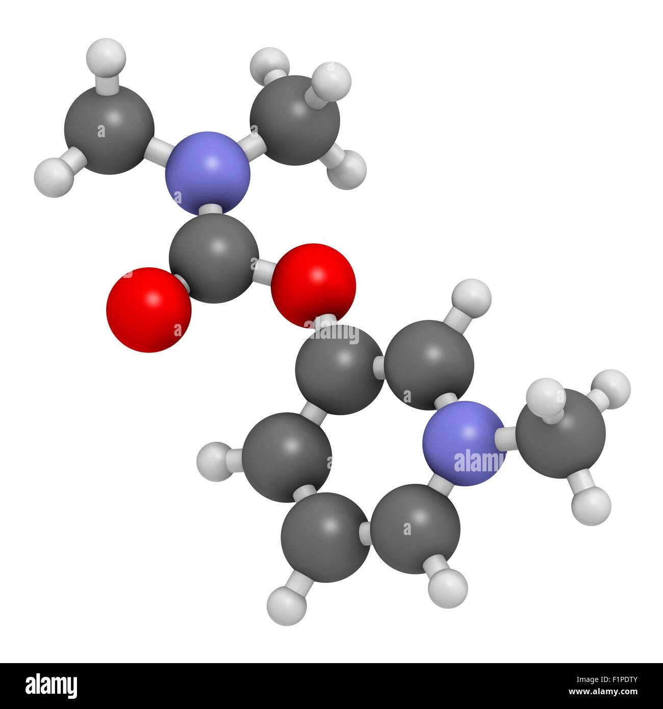 Pyridostigmine cholinesterase drug molecule Used in treatment of ...