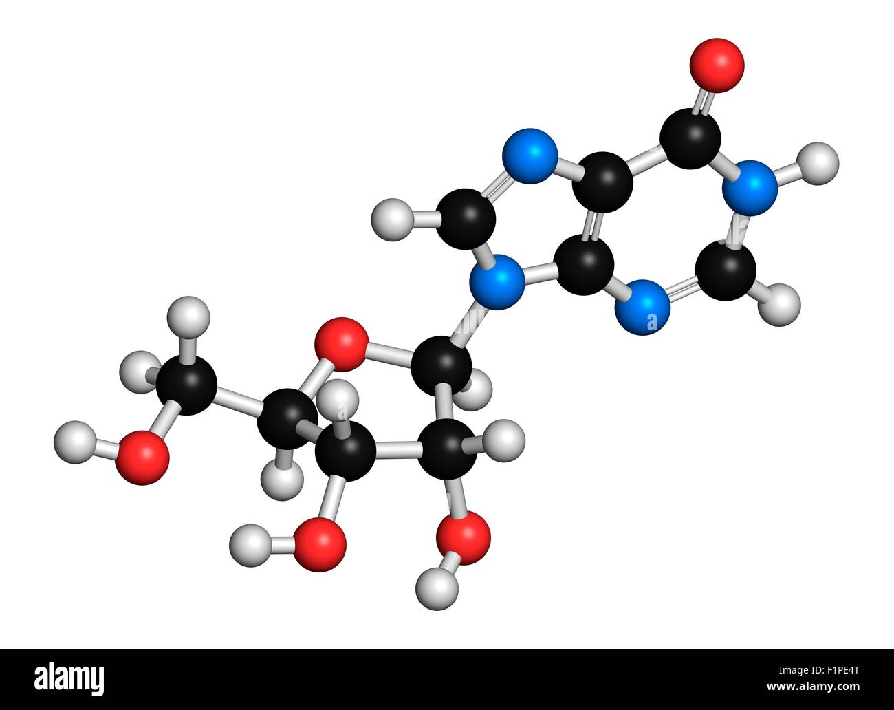 Inosine nucleoside molecule Found in tRNA Used as fitness nutritional ...