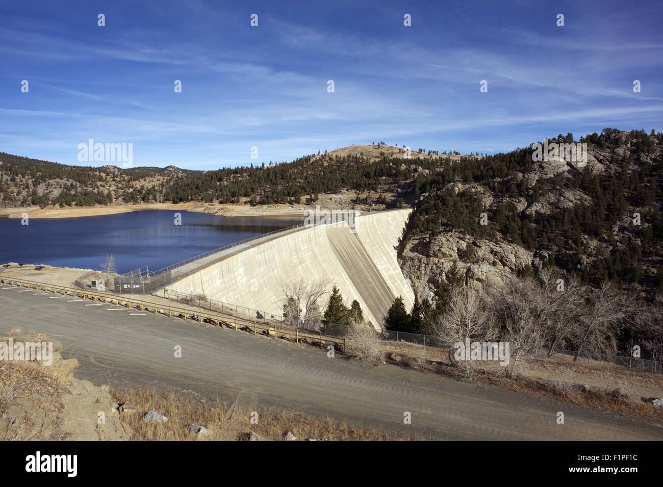 Gross Dam Colorado. Gross Dam Standing About 340 Feet Above the South ...