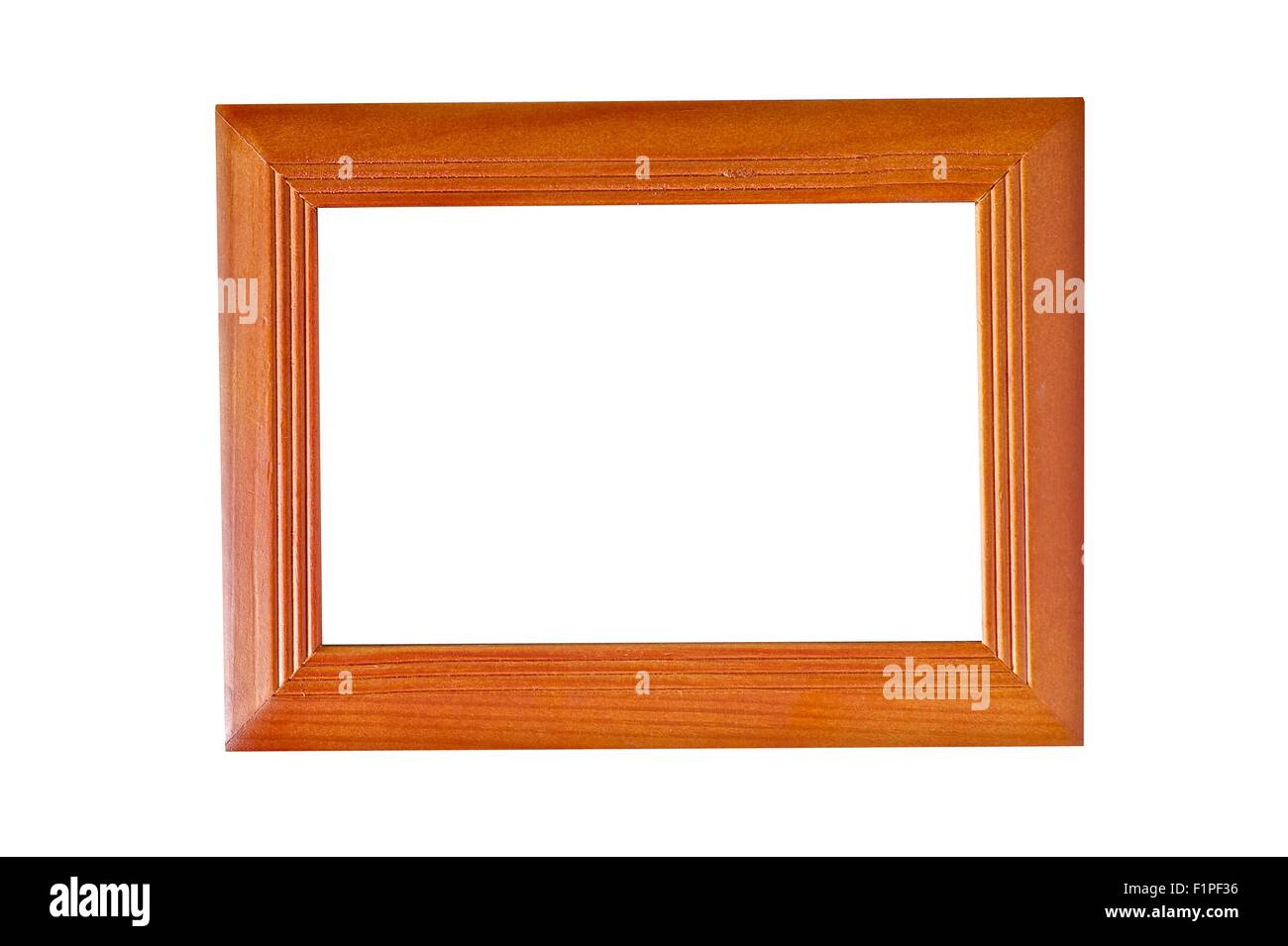 Photo Frame. Wood Photo Frame. Horizontal Alignment Stock Photo - Alamy