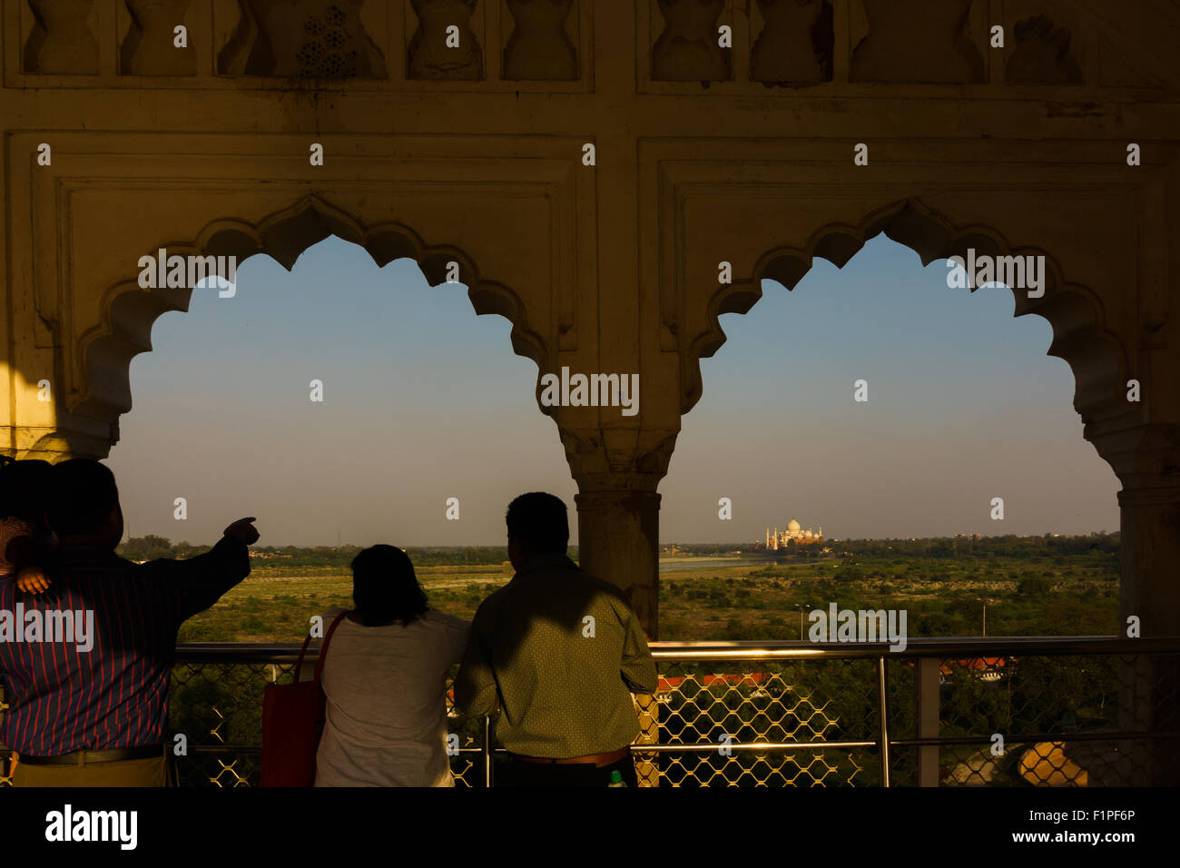 Taj Mahal From Red Fort High Resolution Stock Photography and Images ...