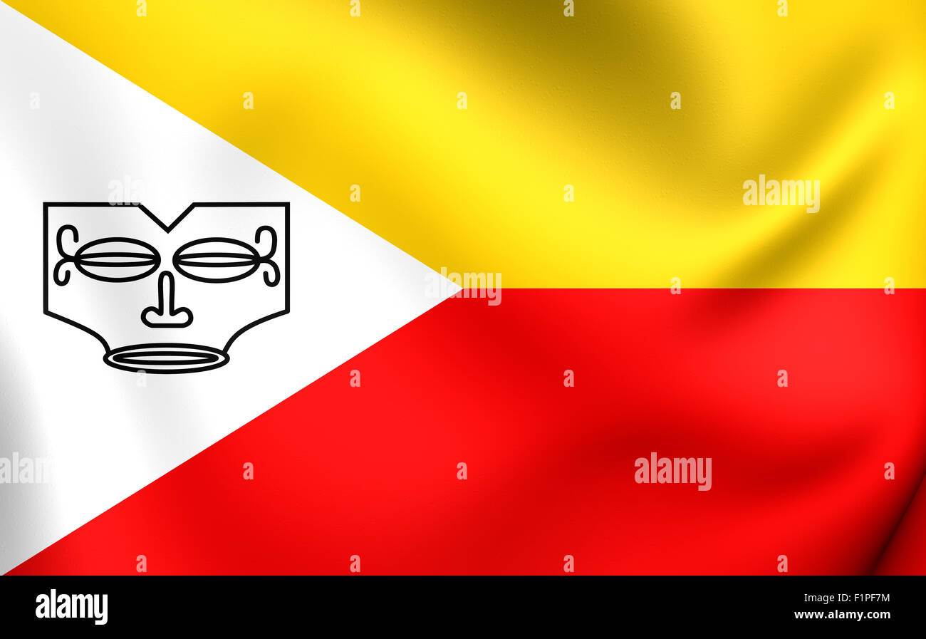 Flag of Marquesas Islands, French Polynesia. Close Up Stock Photo - Alamy