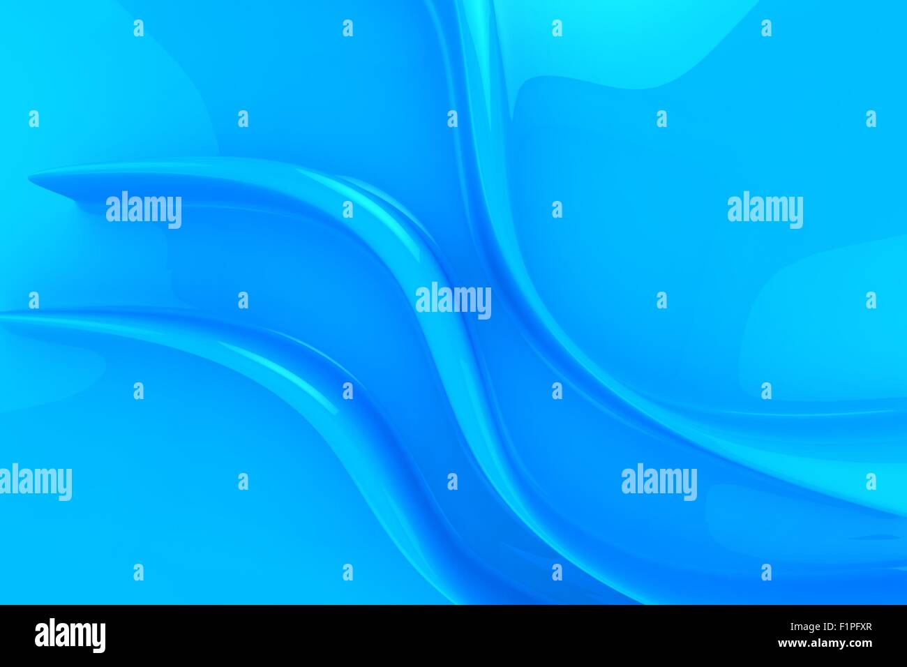 Blue Glassy Background. Folded Glass. 3D Render Illustration Stock ...