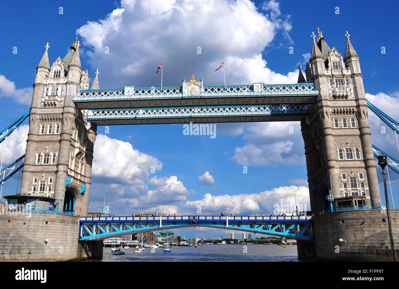 Tower Bridge in London. Tower Bridge on the River Thames in South East ...