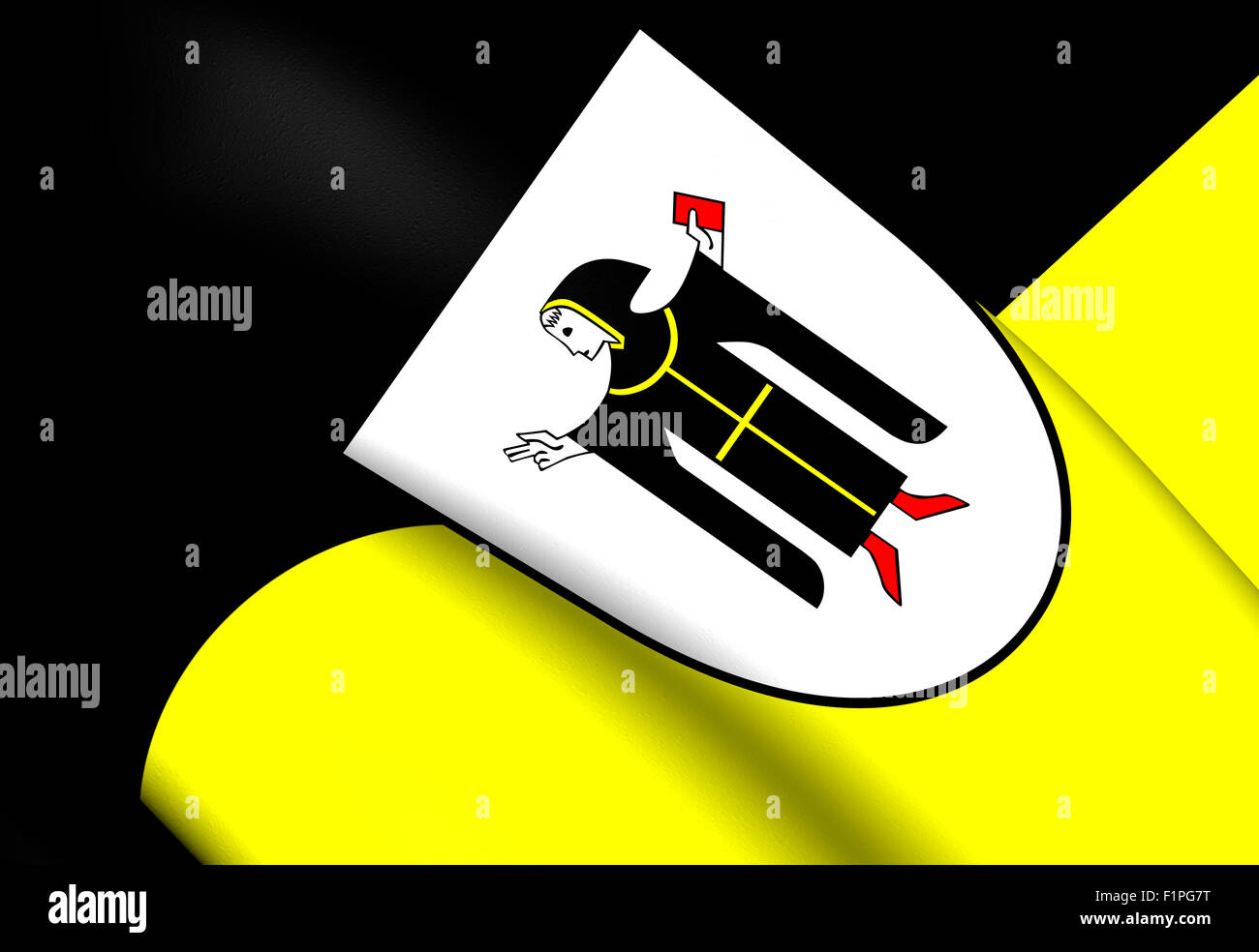 Flag of Munich, Germany. Close Up Stock Photo - Alamy