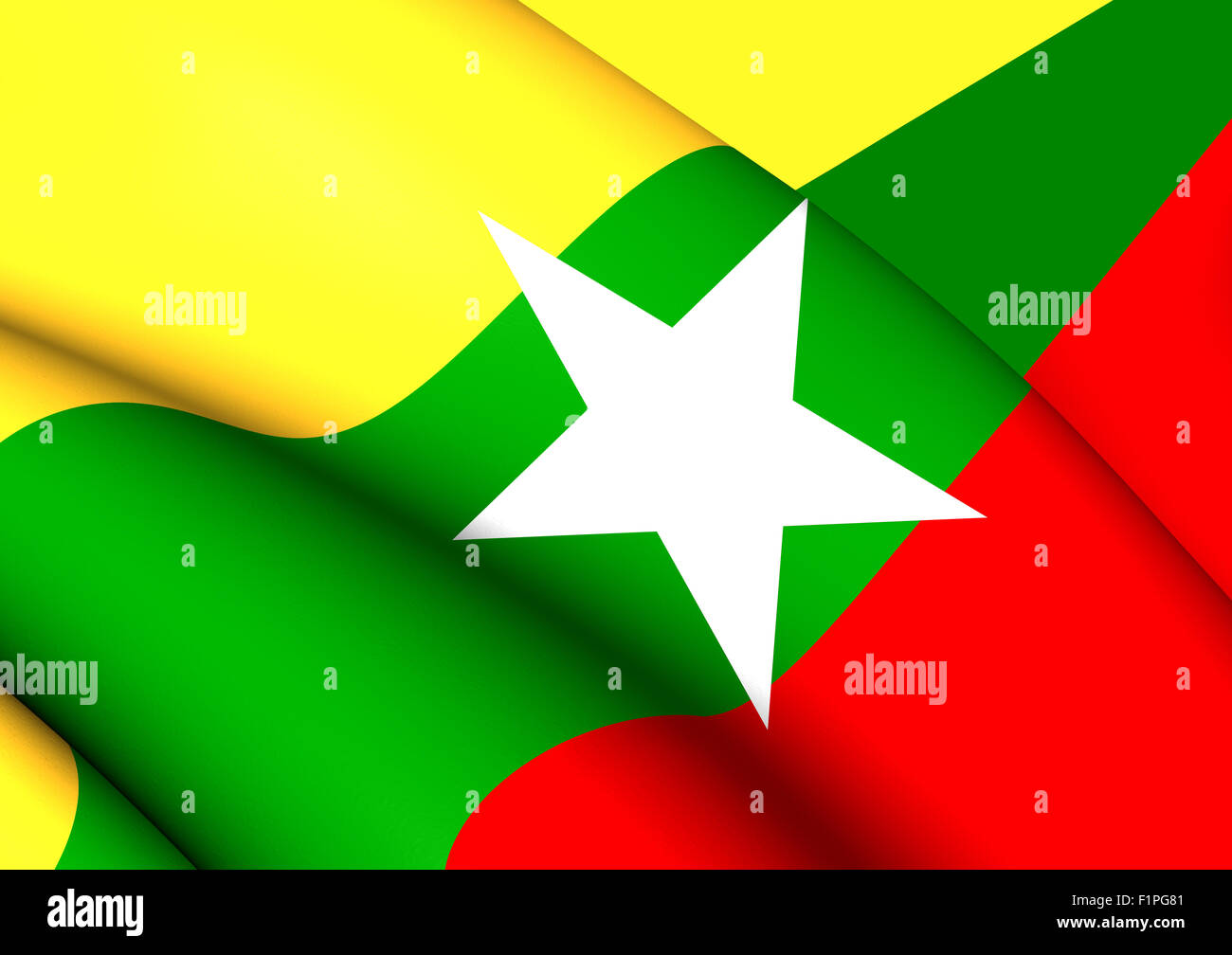 Myanmar myanmar flag hi-res stock photography and images - Alamy