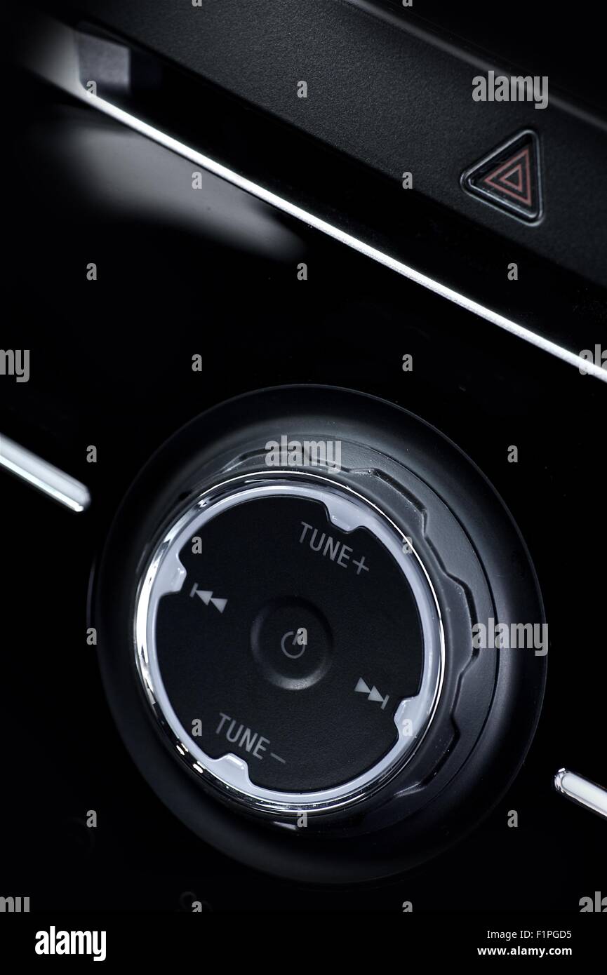 Car Stereo Controlling Panel. Central Vehicle Dash Stereo Control ...