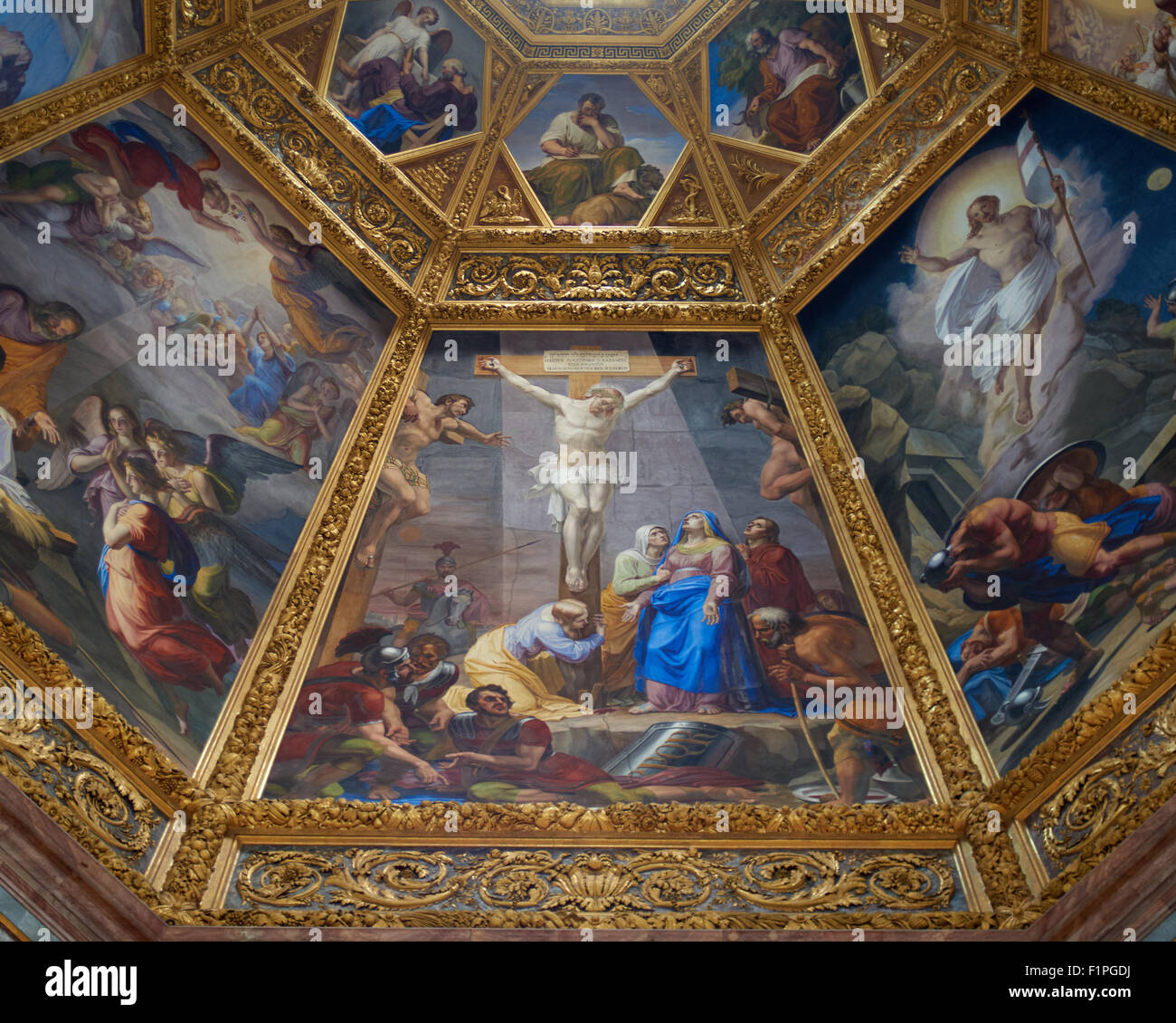 Dome, Medici Chapel, Florence, Italy Stock Photo - Alamy