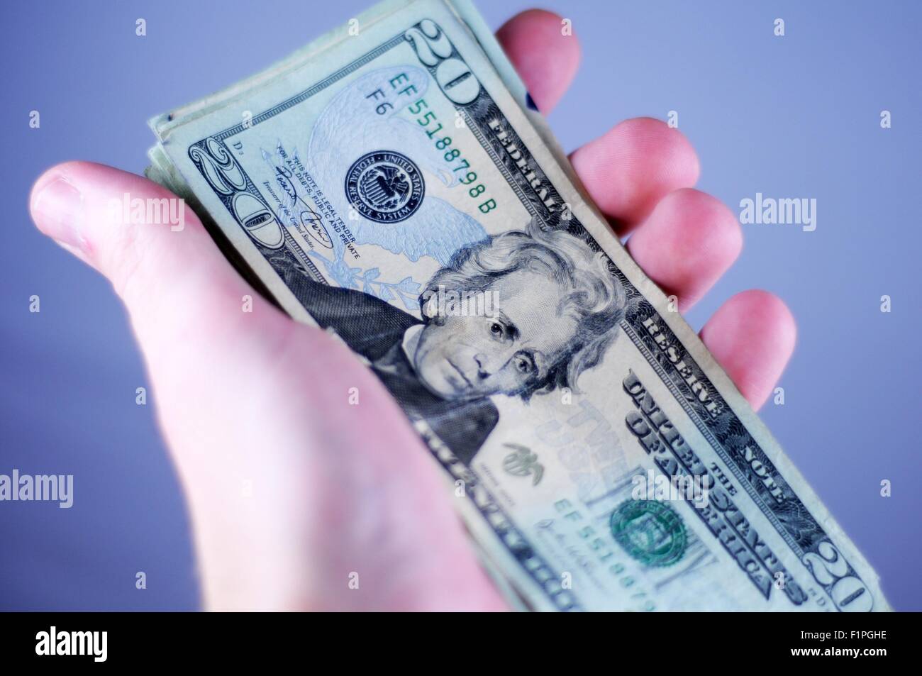 Twenty us dollars hi-res stock photography and images - Alamy