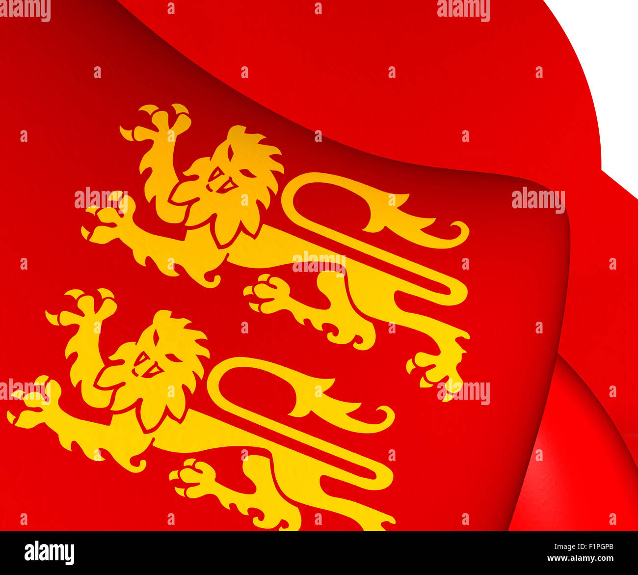 Flag of Normandy. Close Up Stock Photo - Alamy
