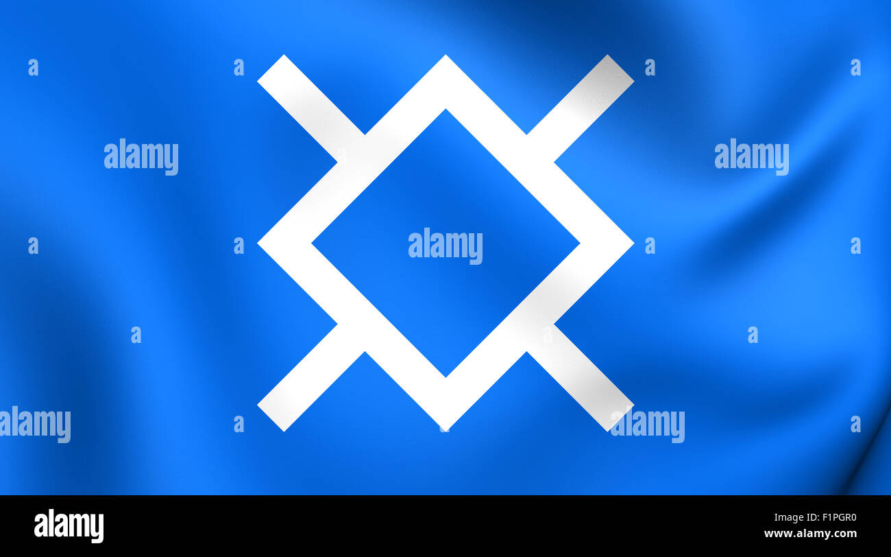 3D Flag of the Northern Cheyenne Tribe. Close Up Stock Photo - Alamy