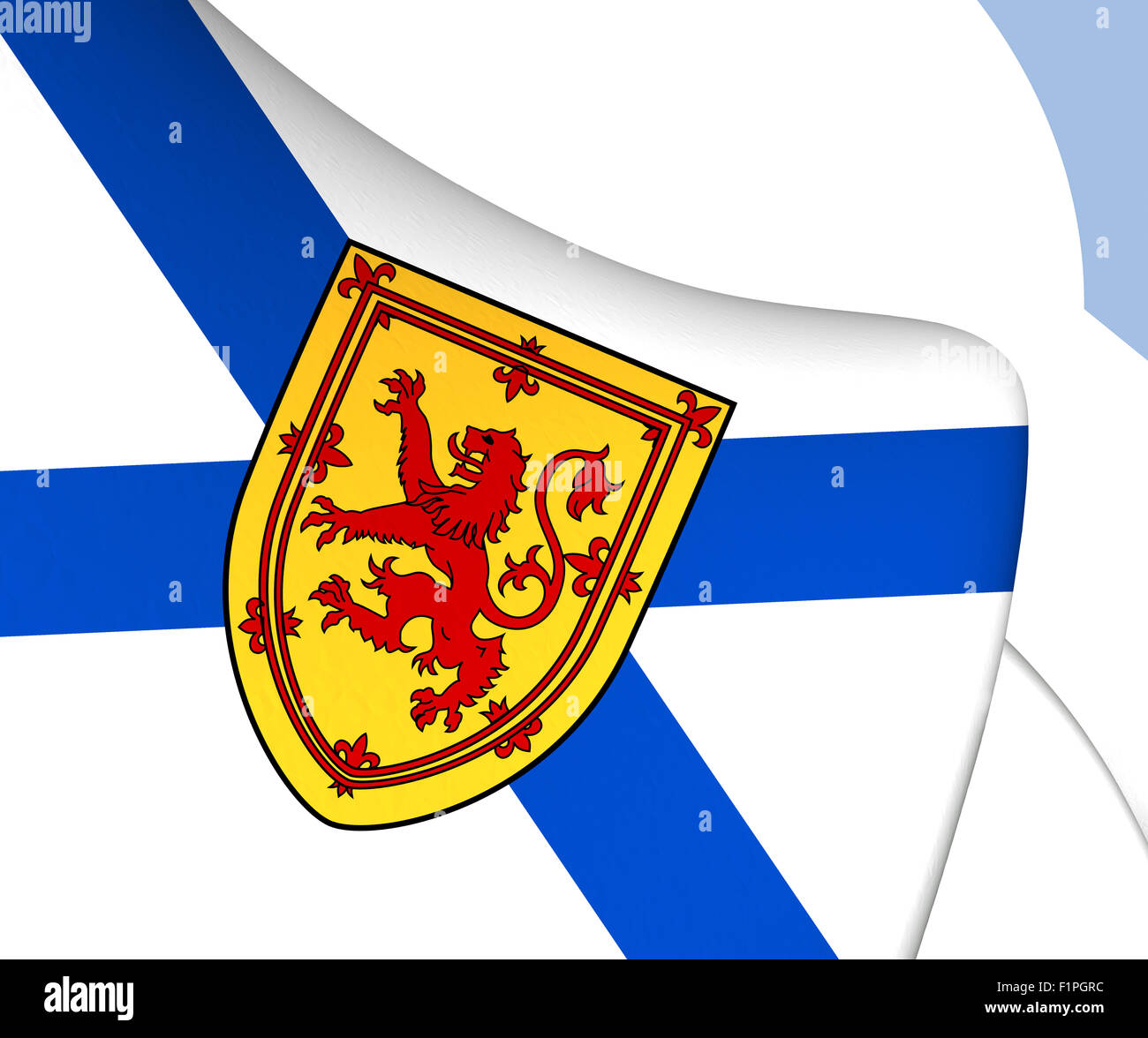 Scotland canada flag waving hi-res stock photography and images - Alamy