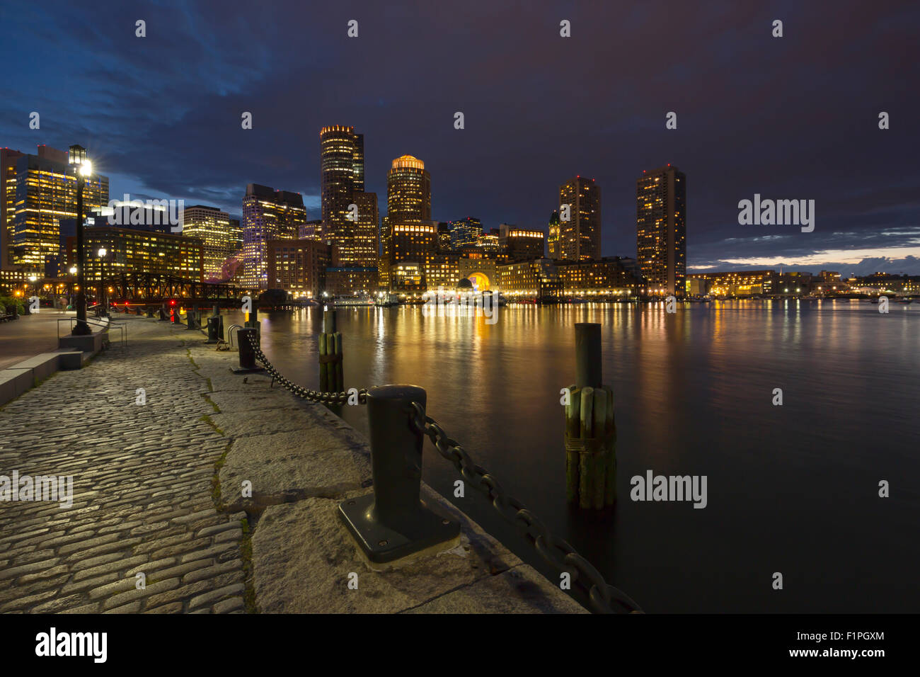 FAN PIER HARBORWALK ROWES WHARF DOWNTOWN SKYLINE INNER HARBOR SOUTH ...