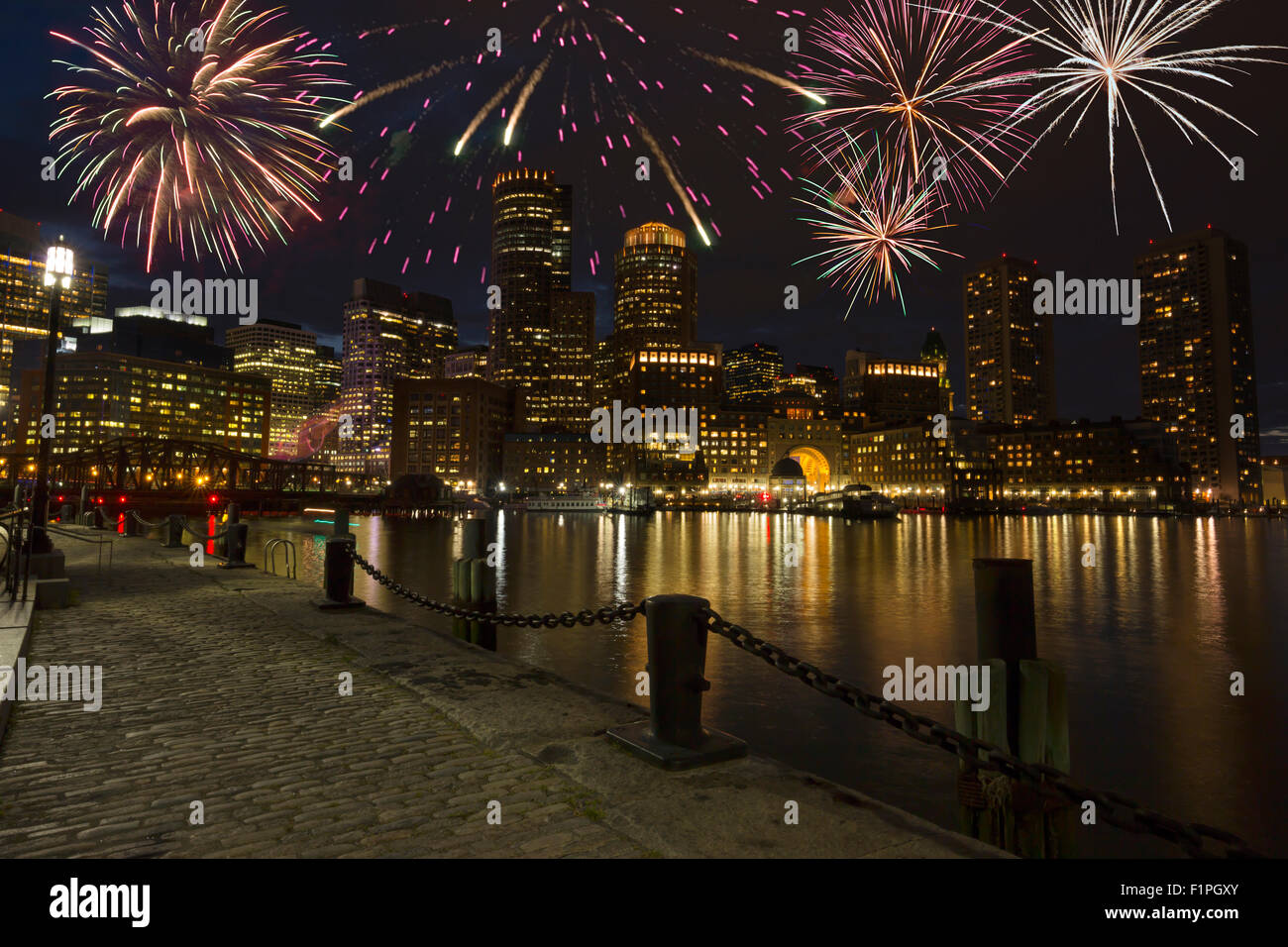 FAN PIER HARBORWALK ROWES WHARF DOWNTOWN SKYLINE INNER HARBOR SOUTH ...