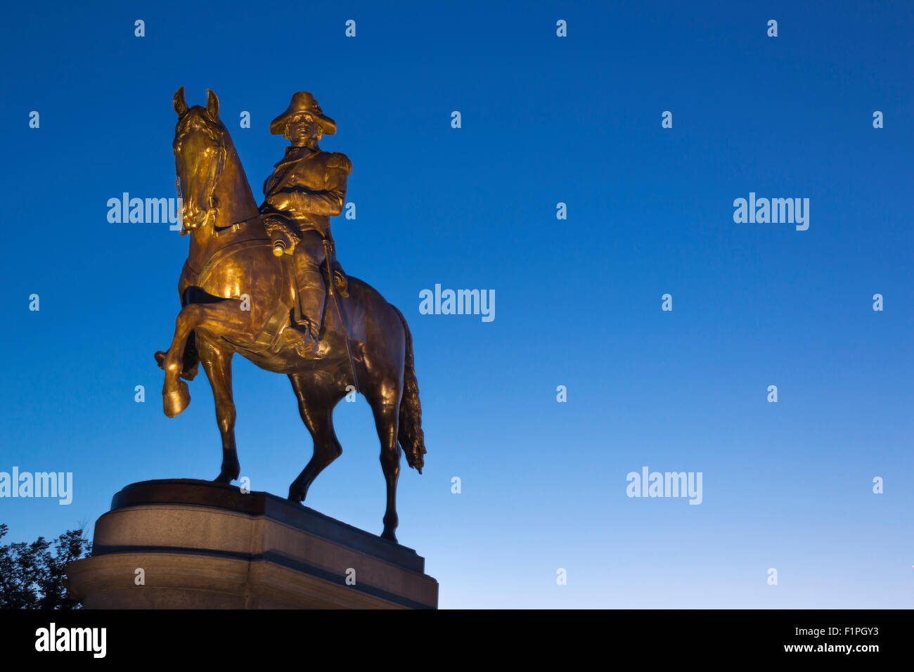 George washington equestrian monument hi-res stock photography and ...